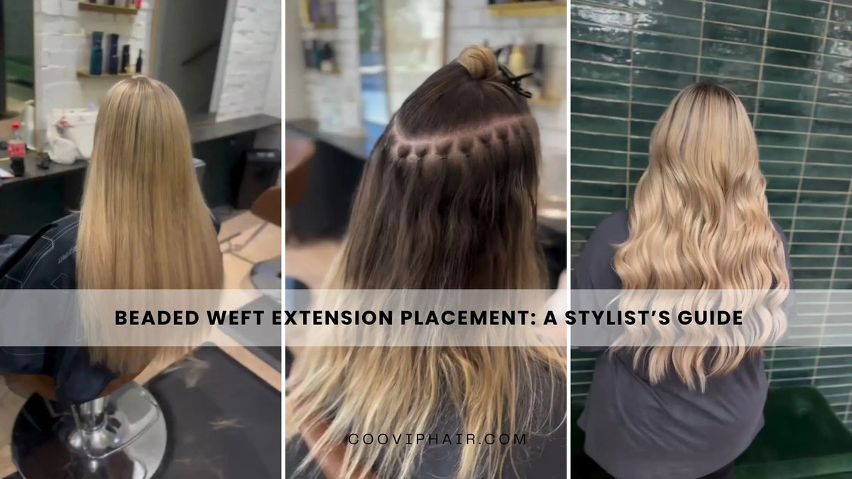 Beaded Weft Extension Placement: A Stylist’s Guide – Cooviphair