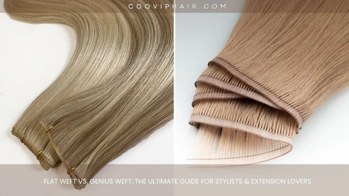 Flat Weft vs Genius Weft: Ultimate Guide for Stylists & Lovers – Cooviphair